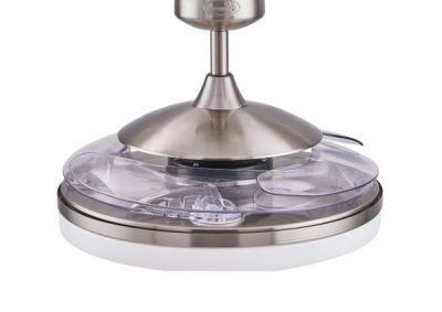 Fanaway Evo2 Endure Chrom gebürstet Deckenventilator mit Licht